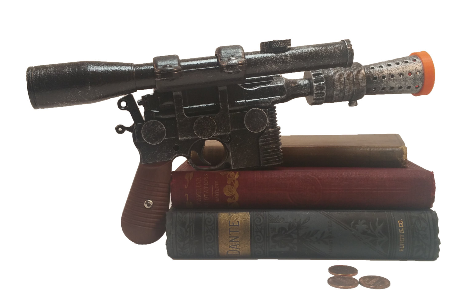 Airsoft – Han Solo’s DL-44 heavy blaster pistol prop w/scope – metal ...