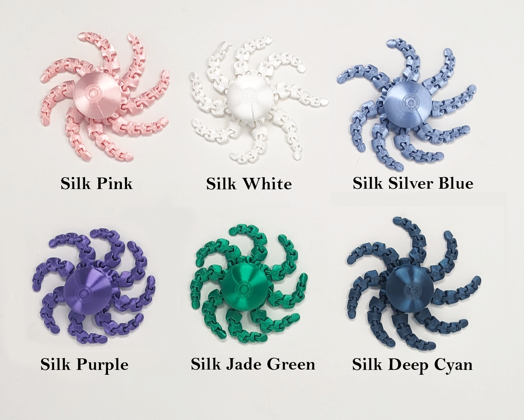 Cute Flexi Octopus – 3D Printed Fidget Toy, Desk Toy or Sensory Fidget