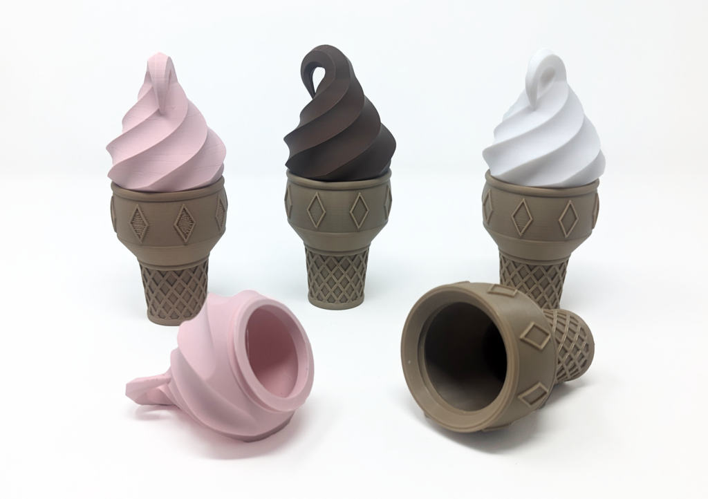 Ice Cream Cone with Hidden Storage