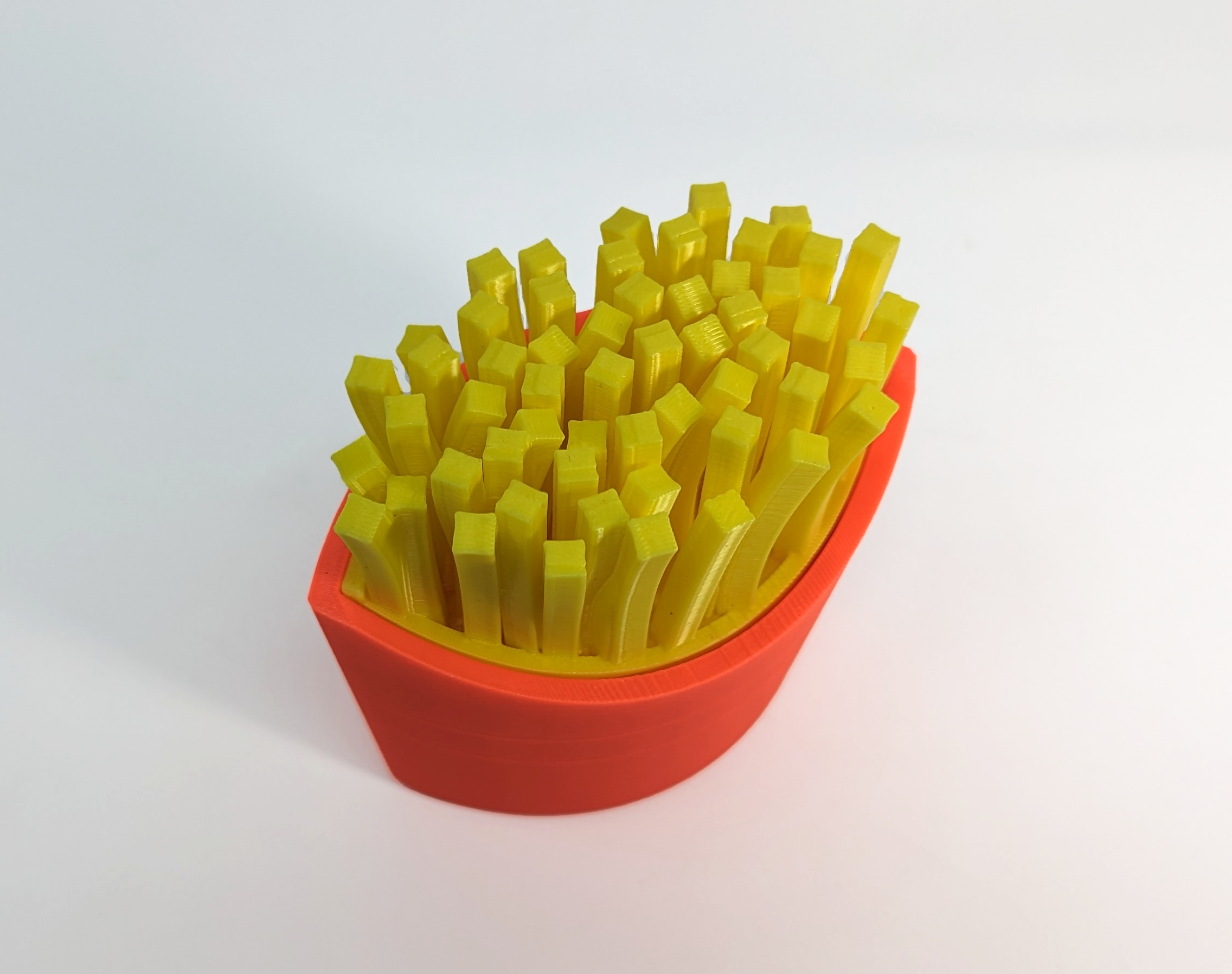 Tasty 3D Printed French Fry Box with Magnetic Lid – Fun Decor or ...
