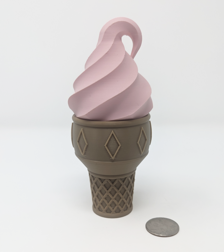 Ice Cream Cone with Hidden Storage
