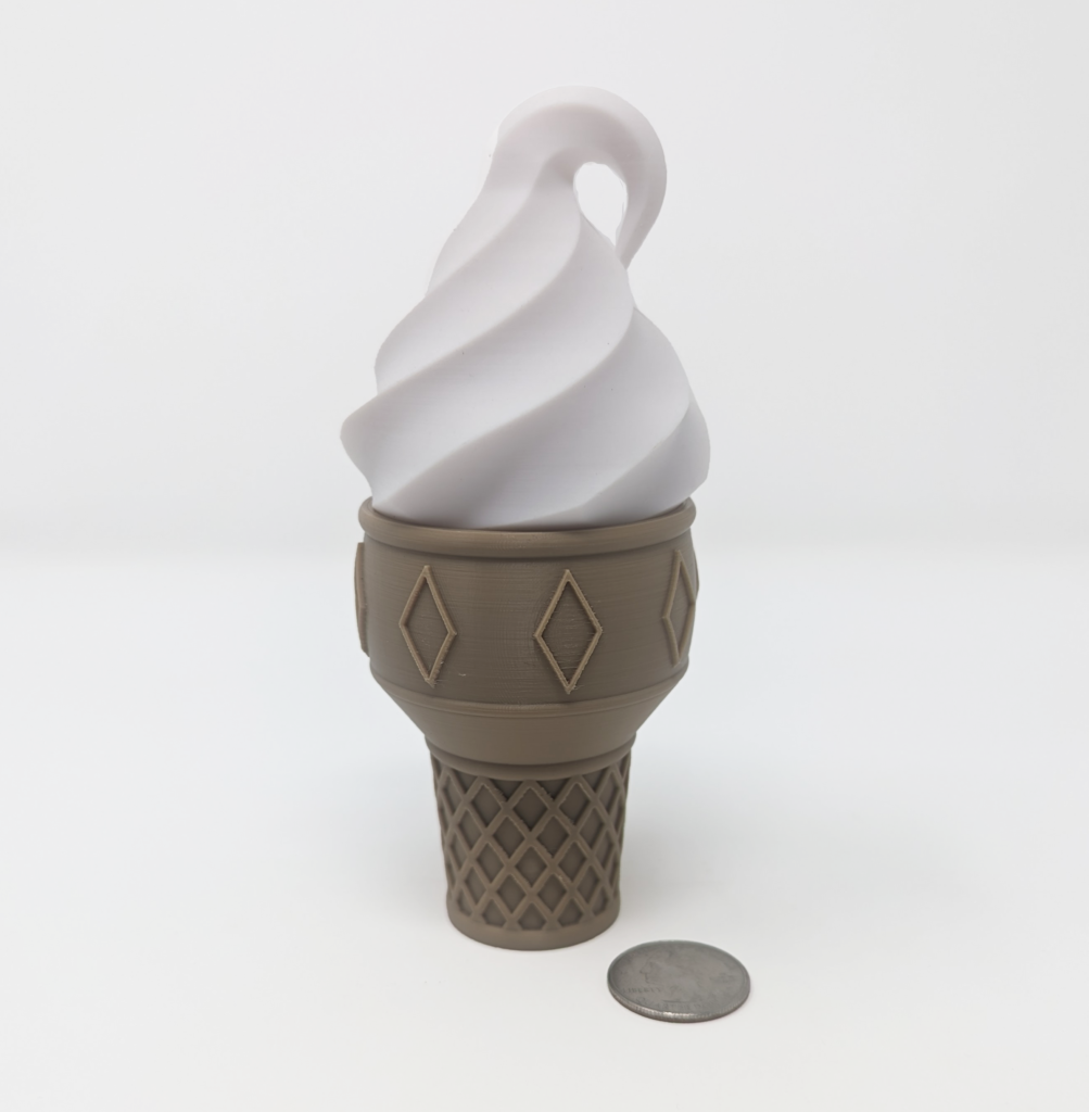 Ice Cream Cone with Hidden Storage